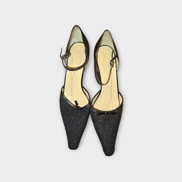 kate spade | Shoes | Kate Spade Black Gent Kitten Heel | Poshmark